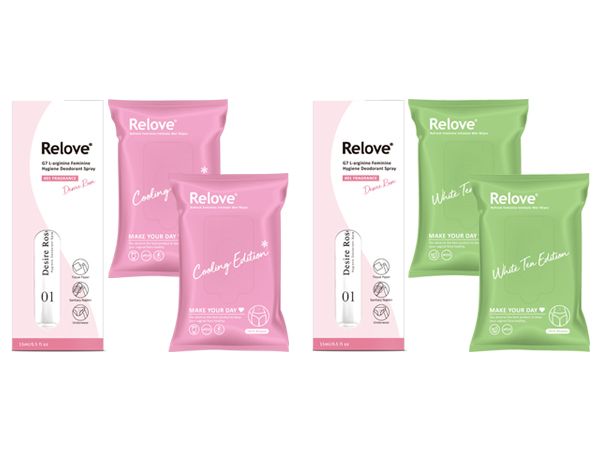 Relove~G7私密護理抑菌清爽噴霧15ml(慾望玫瑰)+30秒私密肌弱酸清潔濕紙巾(15抽／包)x2包 款式可選 - 小三美日 | 美妝、保養、生活購物網