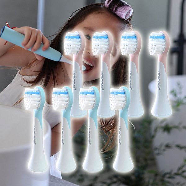 unicare~unibear兒童訂製電動牙刷替換刷頭(4入組) 款式可選 - 小三美日 | 美妝、保養、生活購物網